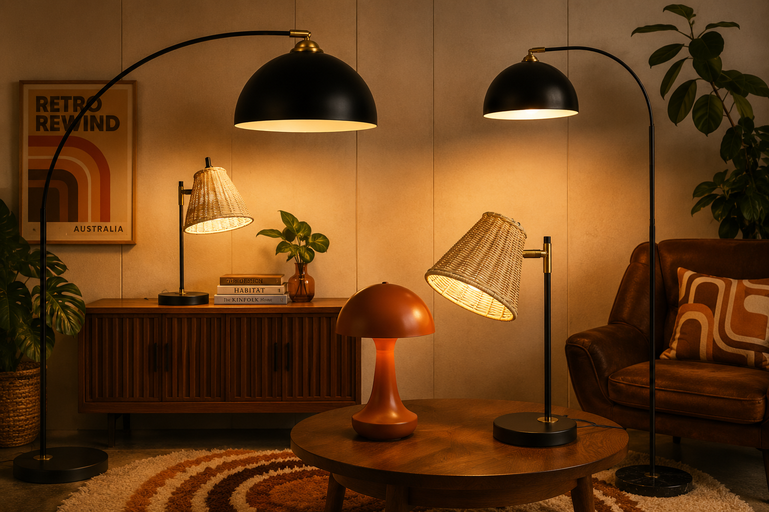 Retro Lamps & Vintage Lighting - Mid-Century Floor & Table Lamps ...